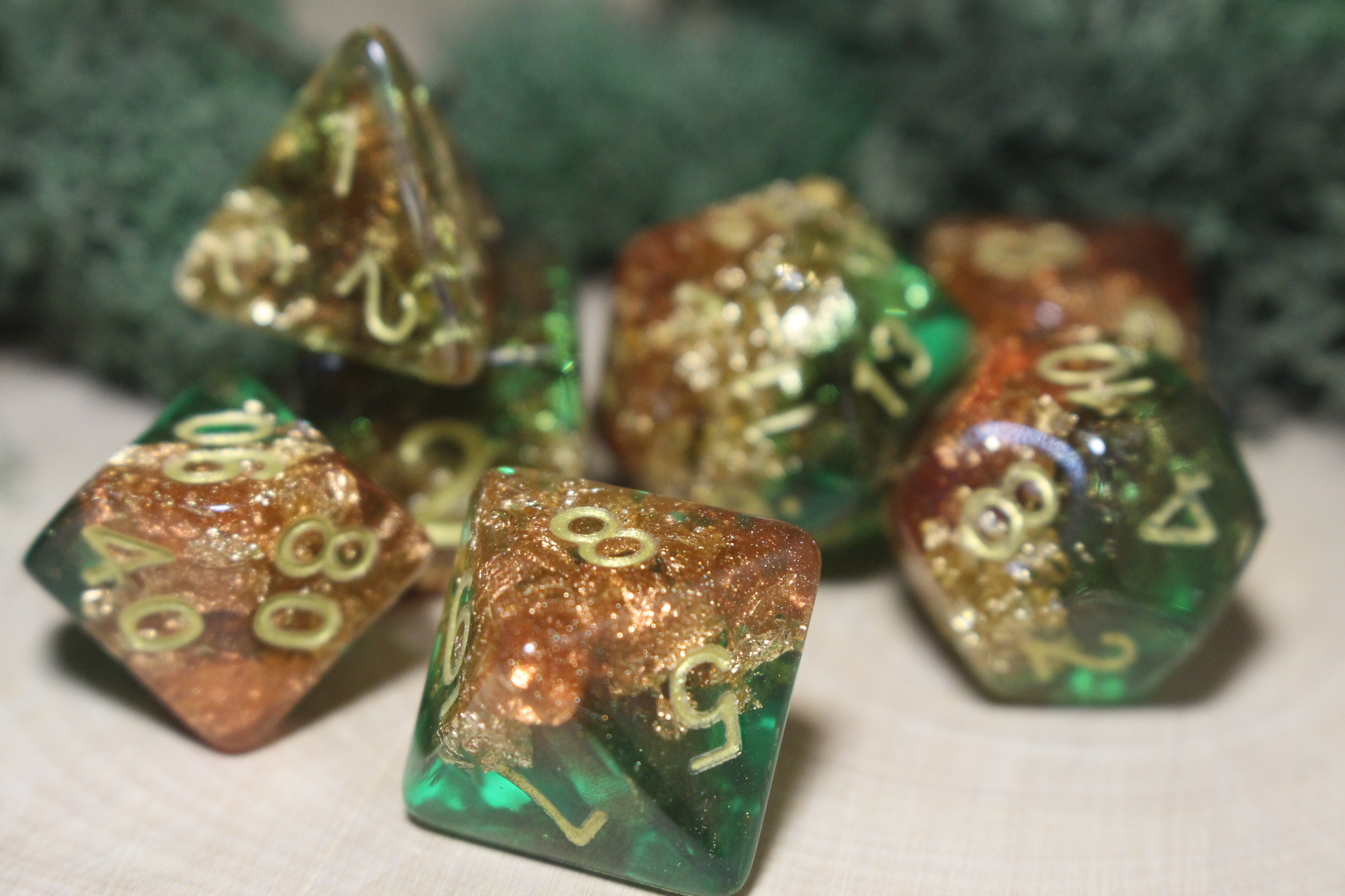 Rootbound *Round Edge* – Root & Rune Dice